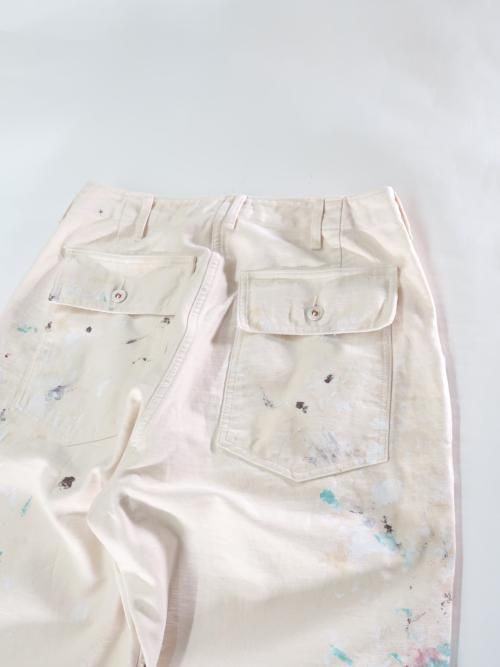 HERILL バックサテン スプラッシュユーティリティパンツ HERILL バックサテン スプラッシュユーティリティパンツ