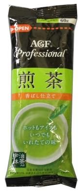 AGF Professional 給茶機用インスタントティー 煎茶 香ばし仕立て 60g×10袋×2箱 (旧：新茶人)